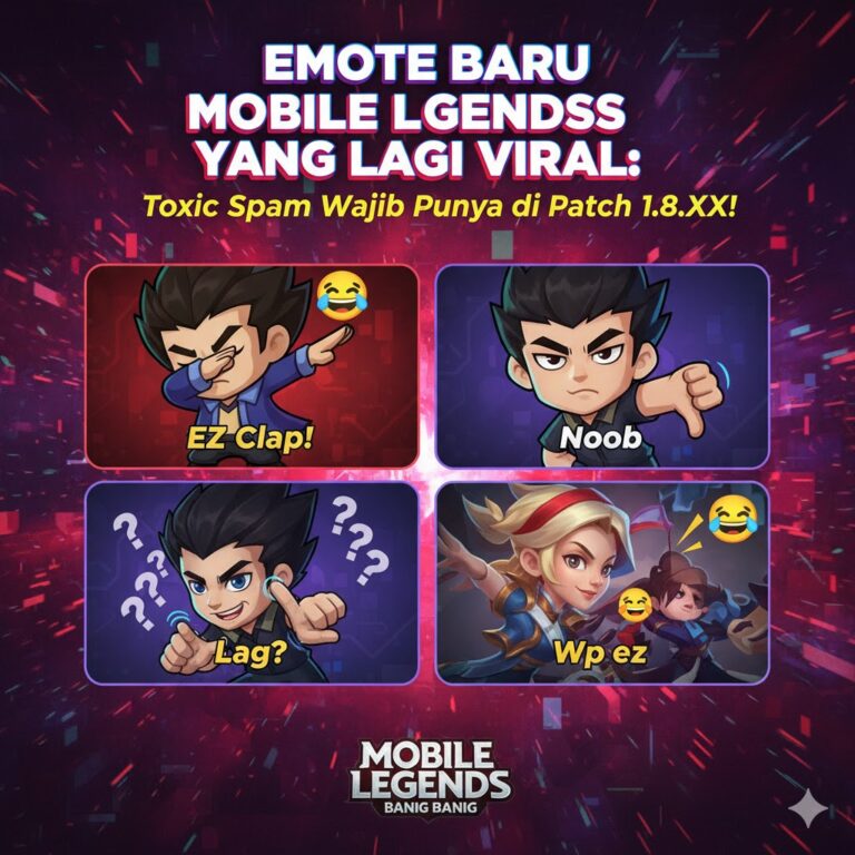 Emote Baru Mobile Legends yang Lagi Viral: Toxic Spam Wajib